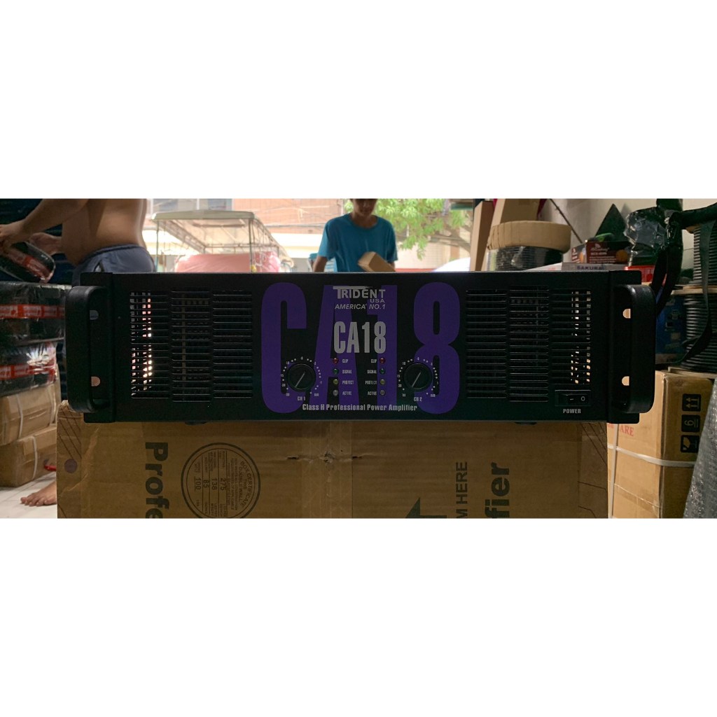 2023 IMIX/Trident CA-18 1100W X 2 Powered Amplifier | Shopee Philippines