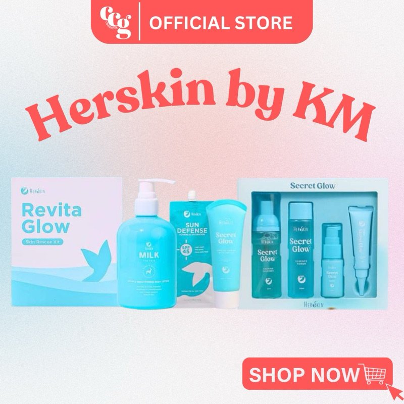 HERSKIN PRODUCTS REVITA GLOW SECRET GLOW MILK LOTION SUN DEFENSE ...