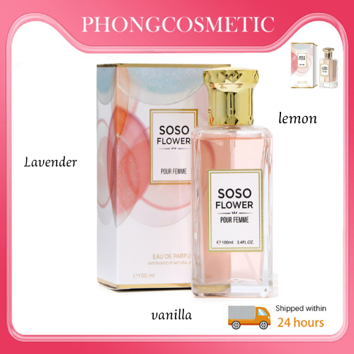 PERFUME FOR WOMEN LONG LASTING PERFUME (SCENT SOSO FLOWER) | Shopee ...