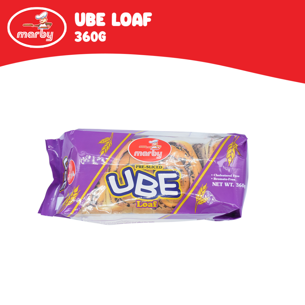 Marby Pre-sliced Ube Loaf | Shopee Philippines