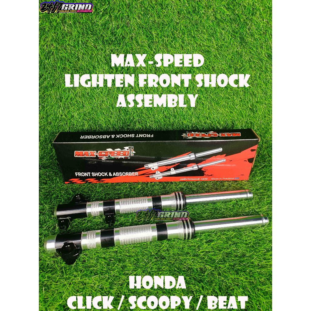 HONDA CLICK 125 / BEAT FI / CLICK 150 MAX-SPEED LIGHTEN FRONT SHOCK ASSEMBLY VERSION 2 | Shopee ...