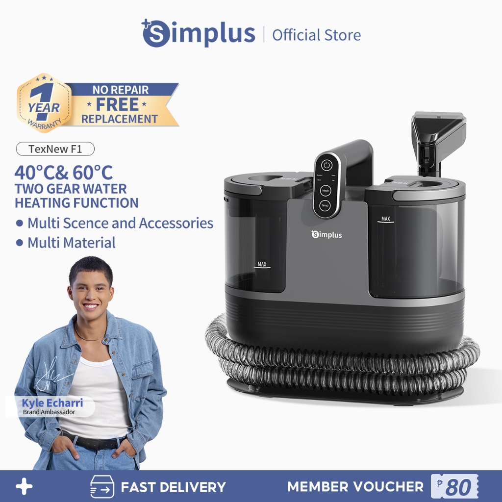 Simplus Wet and Dry Vacuum Cleaner Spot Cleaner Carpet & Upholstery ...