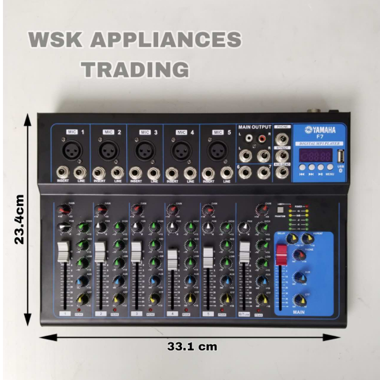 MIXER F7-USB W/Bluetooth Mixer | Shopee Philippines