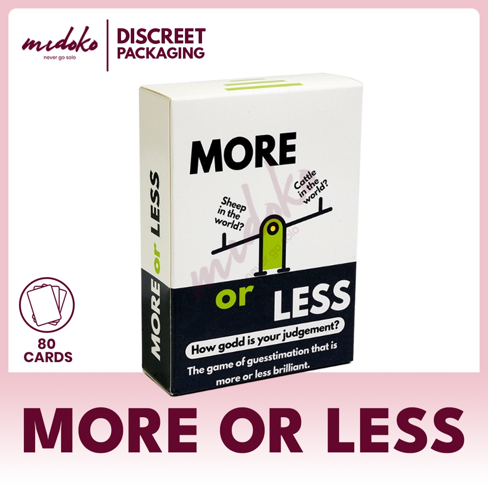 Midoko More or Less: Educational Card Game for Kids and Families ...