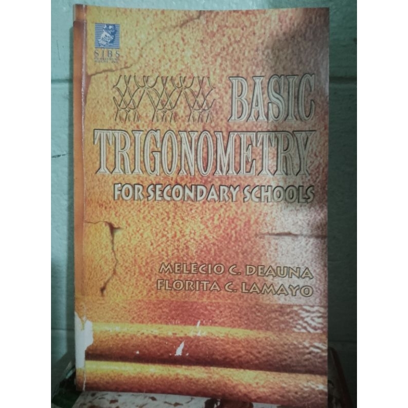 BASIC TRIGONOMETRY for secondary school (use | Shopee Philippines