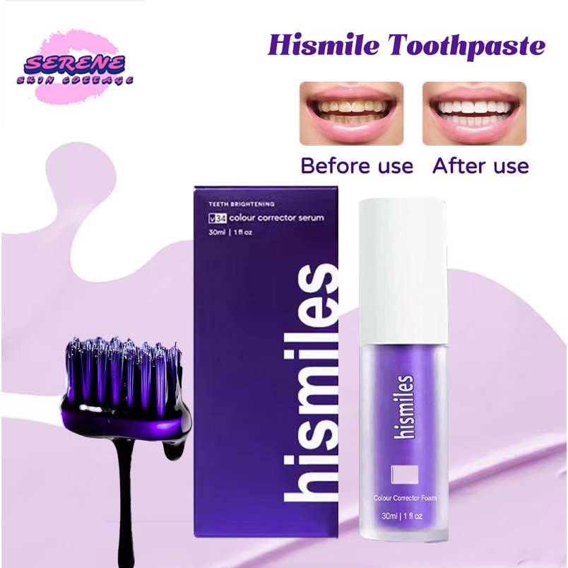 HiSmile Toothpaste v34 colour Correct Teeth Whitening Pampaputi ng ...