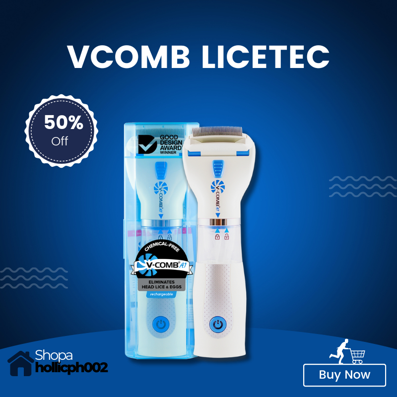 Fast and Easy Lice Removal with Licetec V-Comb Kuto Vacuum Licetec Kuto ...