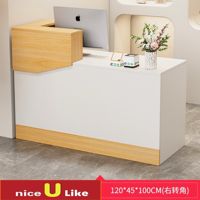 Cashier simple modern convenience store front desk reception desk shop ...