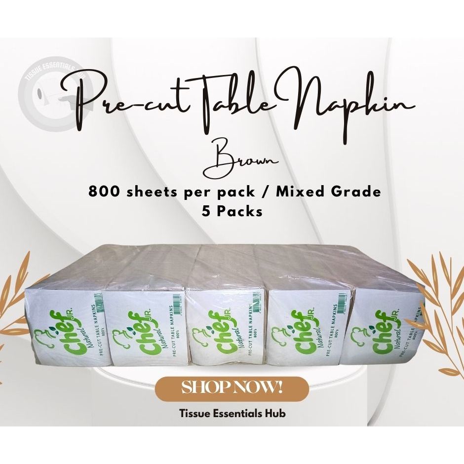 Pre cut Brown 4000 Sheets (5 Packs of 800 sheets) | Shopee Philippines