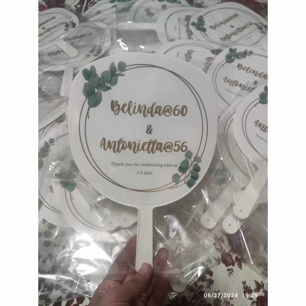 Birthday Souvenir - Birthday Giveaways - Durable Plastic Fan with ...