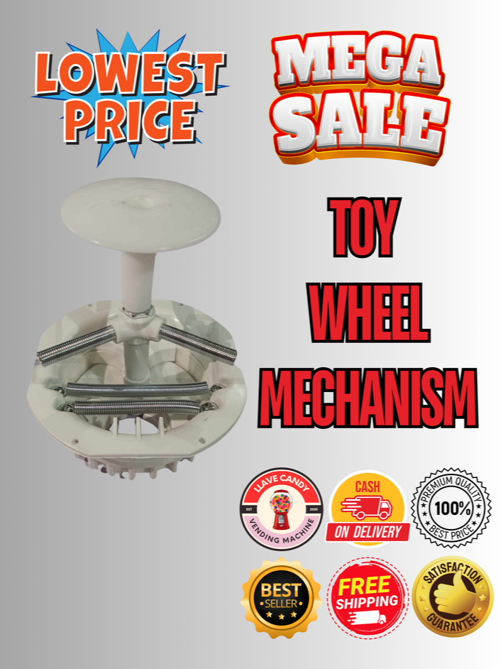 Toy Wheel / Mechanism for Triple Head Candy Vending Machine | Shopee ...