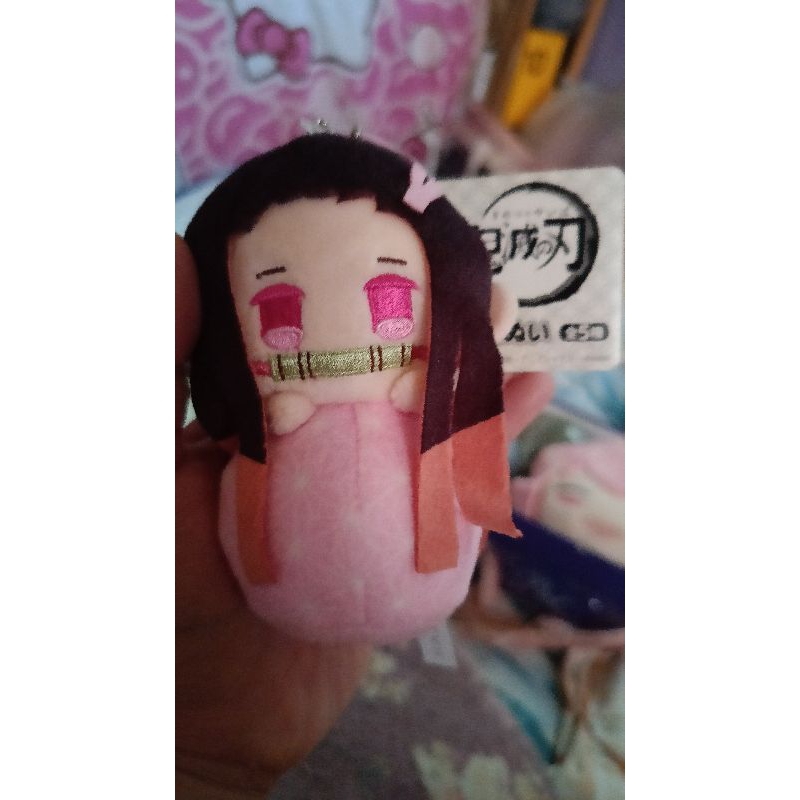 DEMON SLAYER KIMETSU NO YAIBA NEZUKO KAMADO CHARM PLUSHIE KEYCHAIN ...