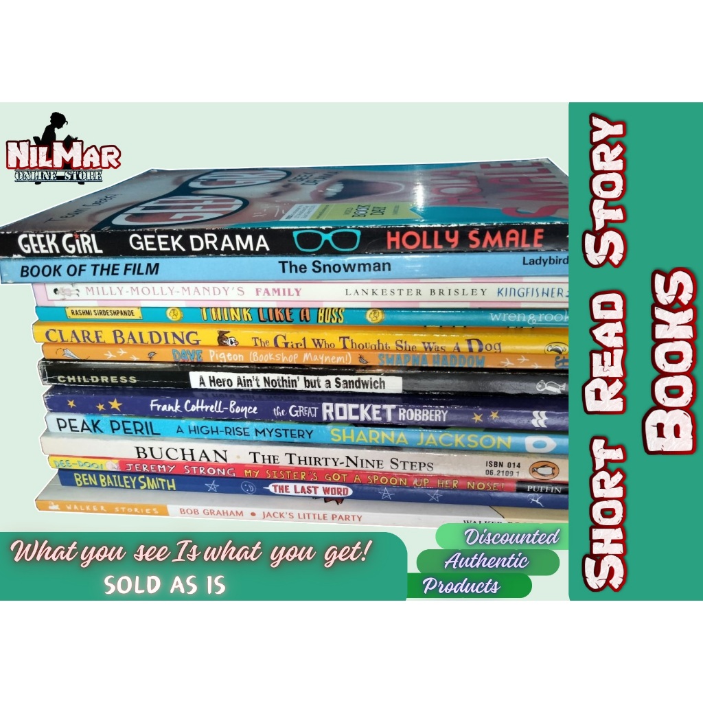 Short Ready Story Books | 39 Steps Snowman Geek Girl Girl Who Thought ...