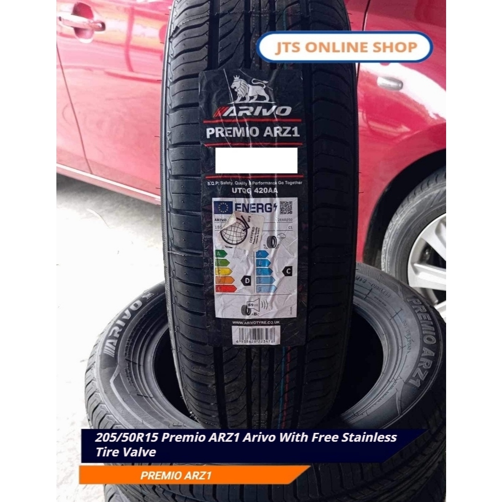 205/50R15 Premio ARZ1 Arivo With Free Stainless Tire Valve (PRE-ORDER) | Shopee Philippines