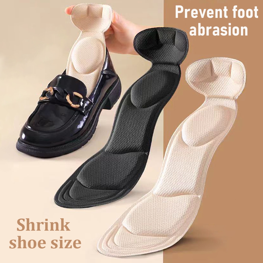 Women Insole Pad Inserts Heel Post Back Breathable Massage Shoe Pad ...