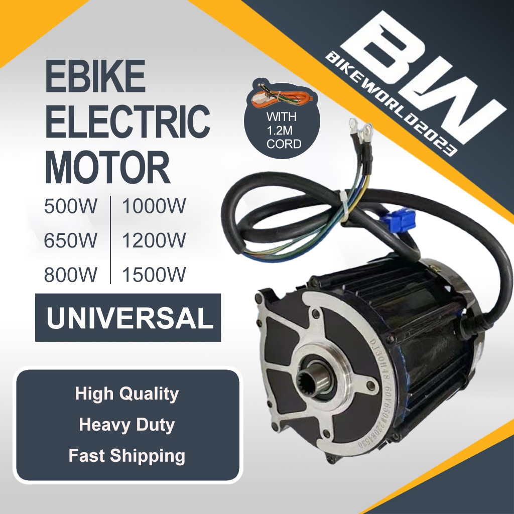 48/60/72V E-bike Brushless Motor 350W/500W/800W/1000W Strong Power ...