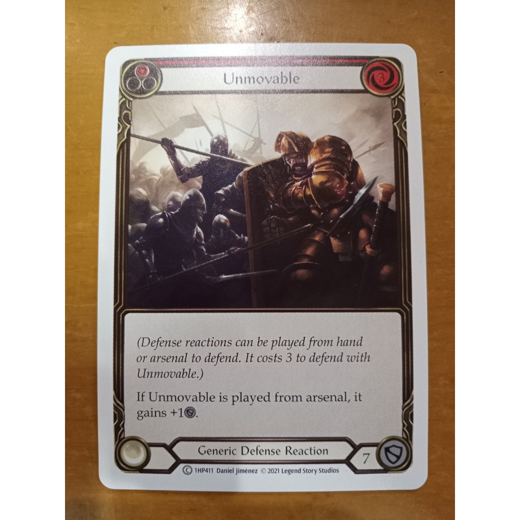 FAB Unmovable Common 1HP History Pack Vol. 1 Flesh and Blood TCG ...