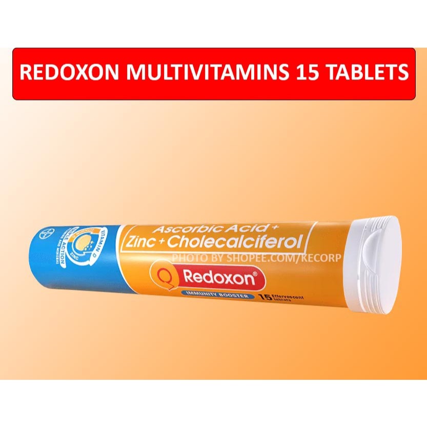 Redoxon Immunity Booster Triple Action Vitamins And Mineral 15 Tablets ...