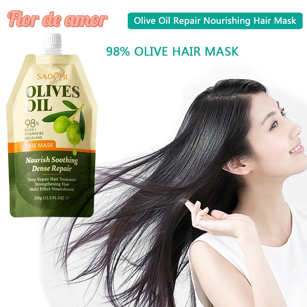 SADOER Olive Oil Repair Smooth Nourishing Hair Mask Moisturizing Hair ...