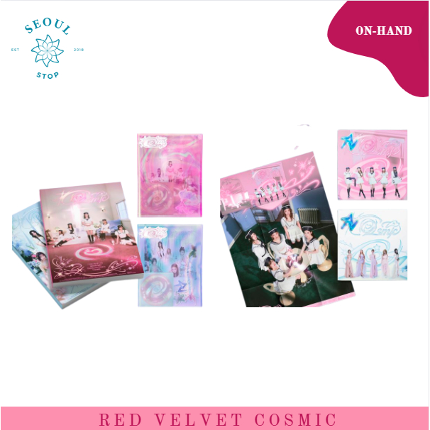 [ON-HAND] RED VELVET - COSMIC PHOTOBOOK POSTER VER WITH POB SMTOWN ...