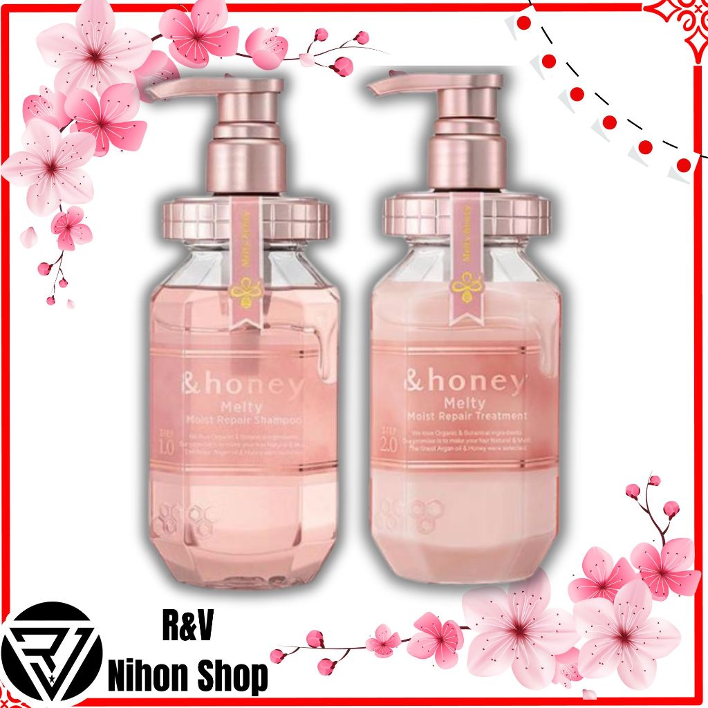 &Honey Melty Moist Repair Shampoo & Treatment 440g Japan | Shopee Philippines