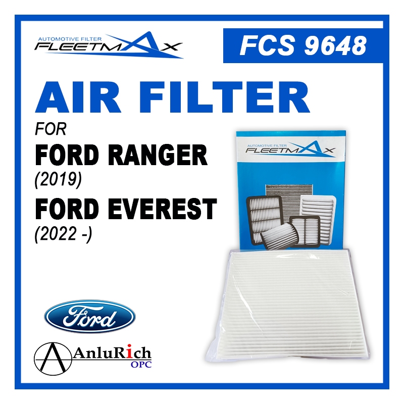 Fleetmax Cabin Filter for FORD RANGER (2019) / FORD EVEREST (2022-) FCS ...