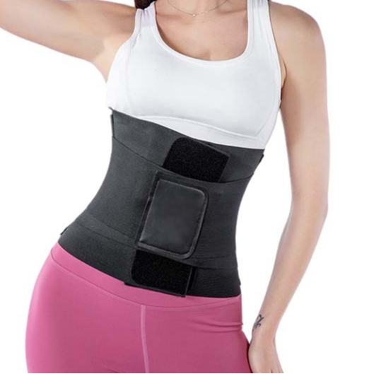 waist trainer slimming corsetwaist for both men and women Black ...