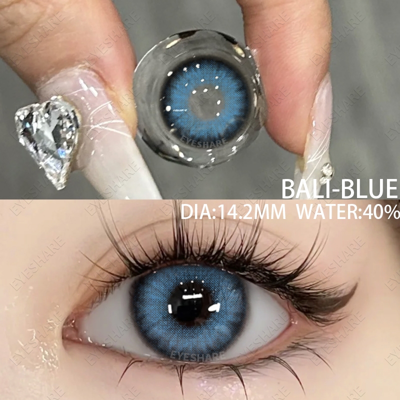 (COD)GEM color normal contact lens, Korean style cute gray blue ...