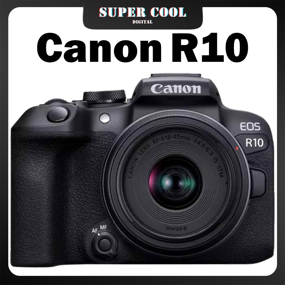 Canon EOS R10 Mirrorless Camera Body /with RF-S 18 - 45 Lens Kit / with ...