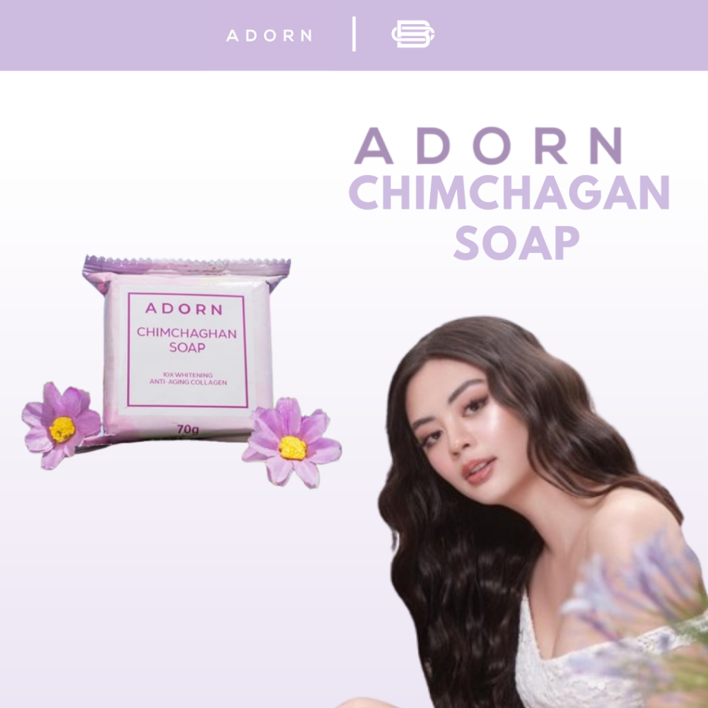 ADORN CHIMCHAGHAN SOAP 10x WHITENING COLLAGEN AND ANTI AGING | Shopee ...