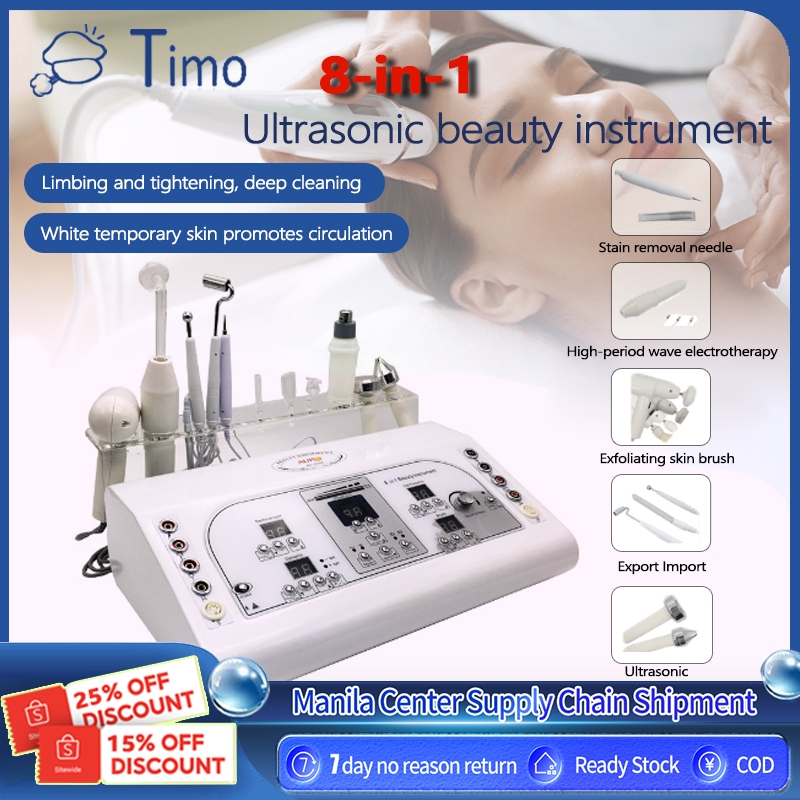 8-In-1 Beauty Machine Instrument Ultrasonic Instrument Porecontraction ...