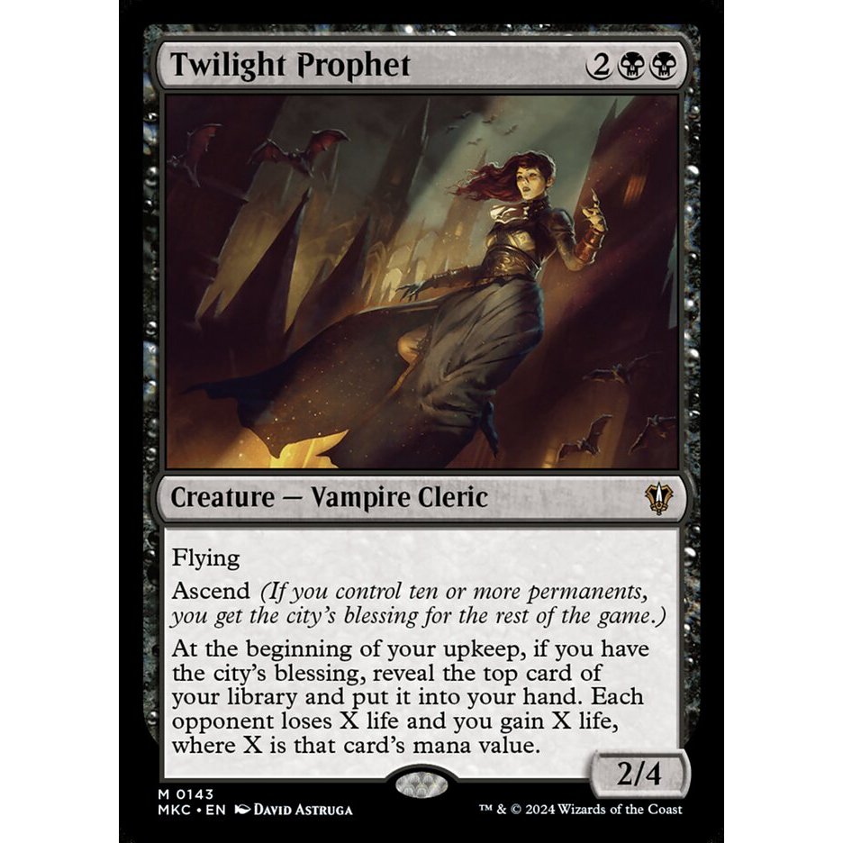 MTG Singles: Twilight Prophet NM Black MKC Ravnica: Murders at Karlov ...