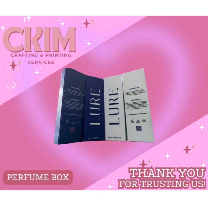 CUSTOMIZED PERFUME BOXES 2.0 | Shopee Philippines