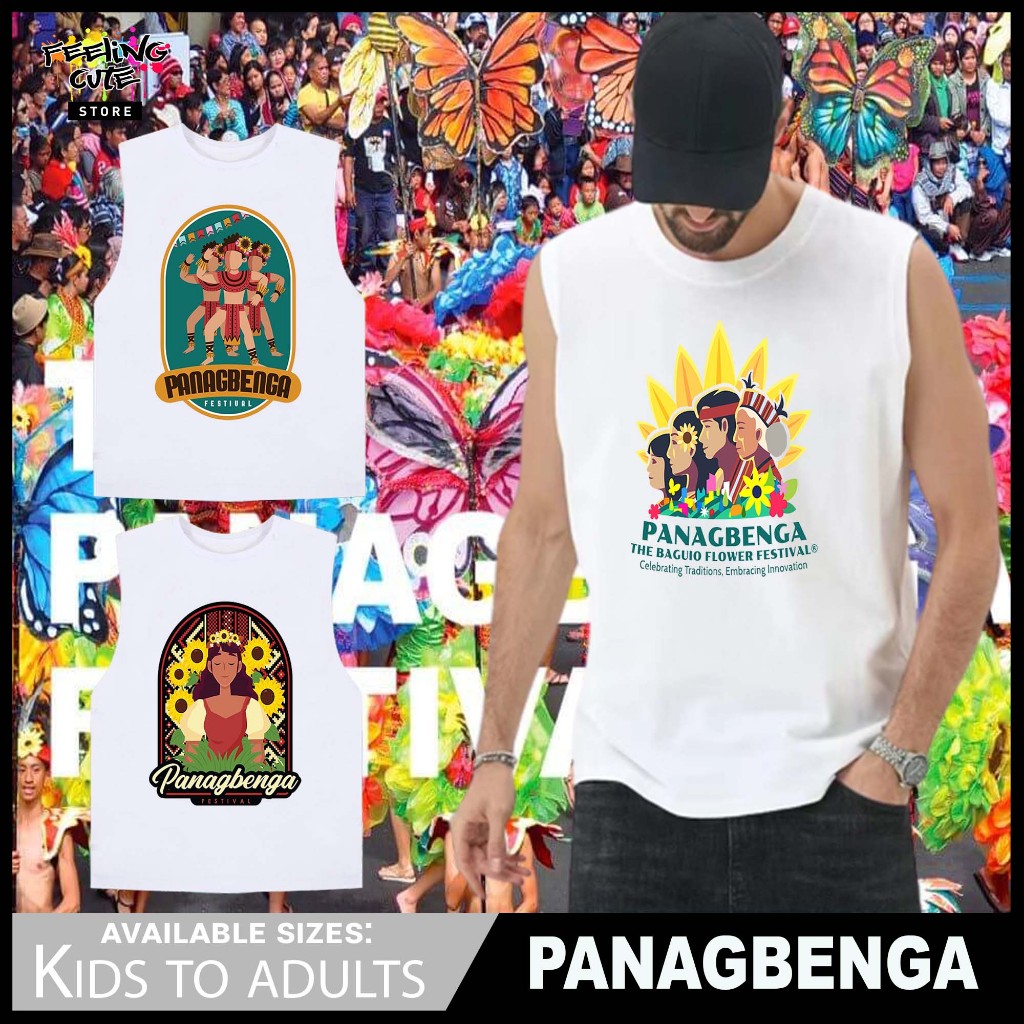 Baguio Panagbenga Musle shirt Tees Summer Design Boracay Shirt for kids ...
