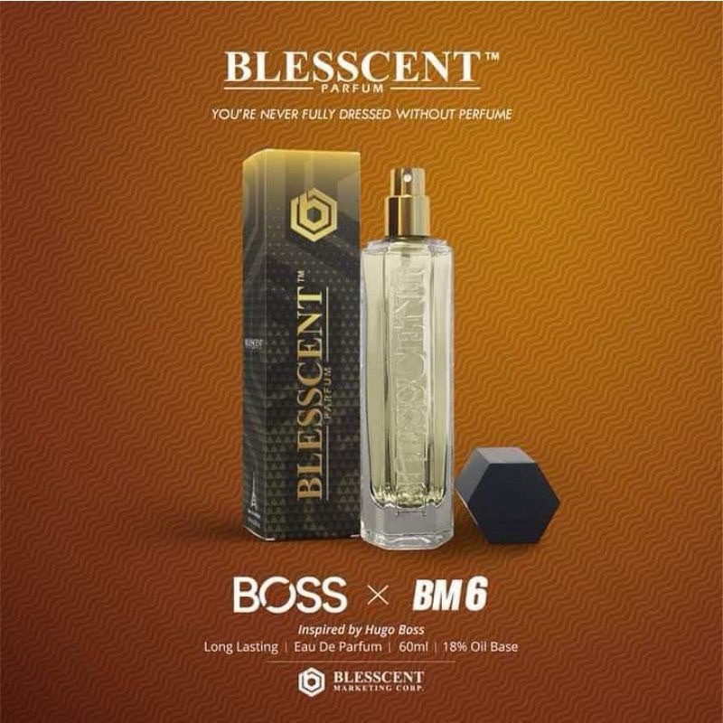 [BLESSCENT] Oil Based Perfume for Men | BM6 - BOSS (60ml) | Shopee Philippines