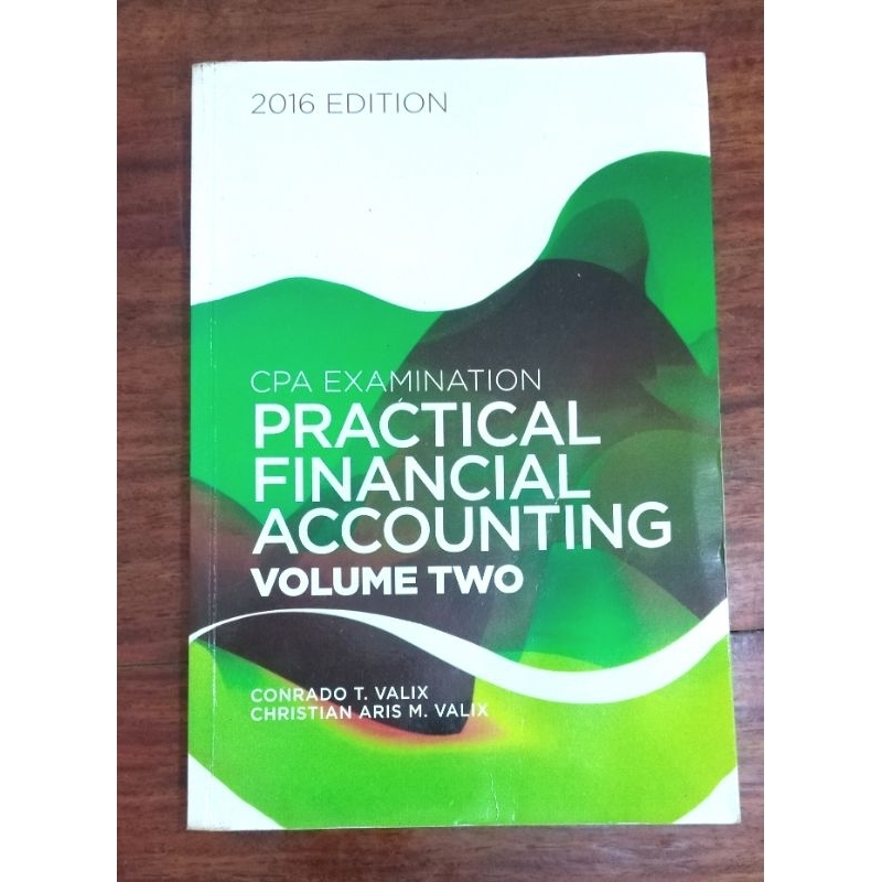 PRACTICAL FINANCIAL ACCOUNTING. Vol. 2. CPA Examination | Shopee ...