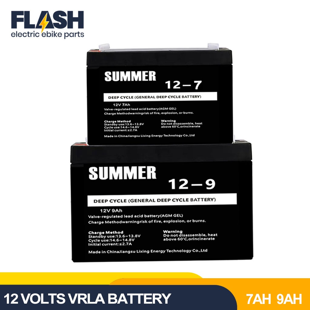 Deep Cycle UPS Battery 12V 7AH and 12V 9AH DC VRLA Sealed Rechargeable ...