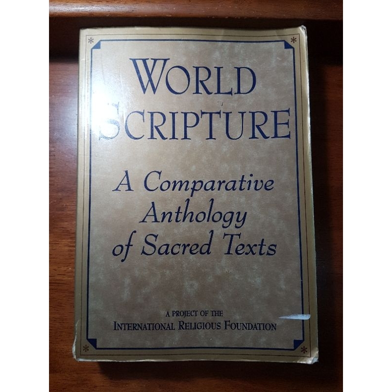 World Scripture: A Comparative Anthology of Sacred Texts | Shopee ...