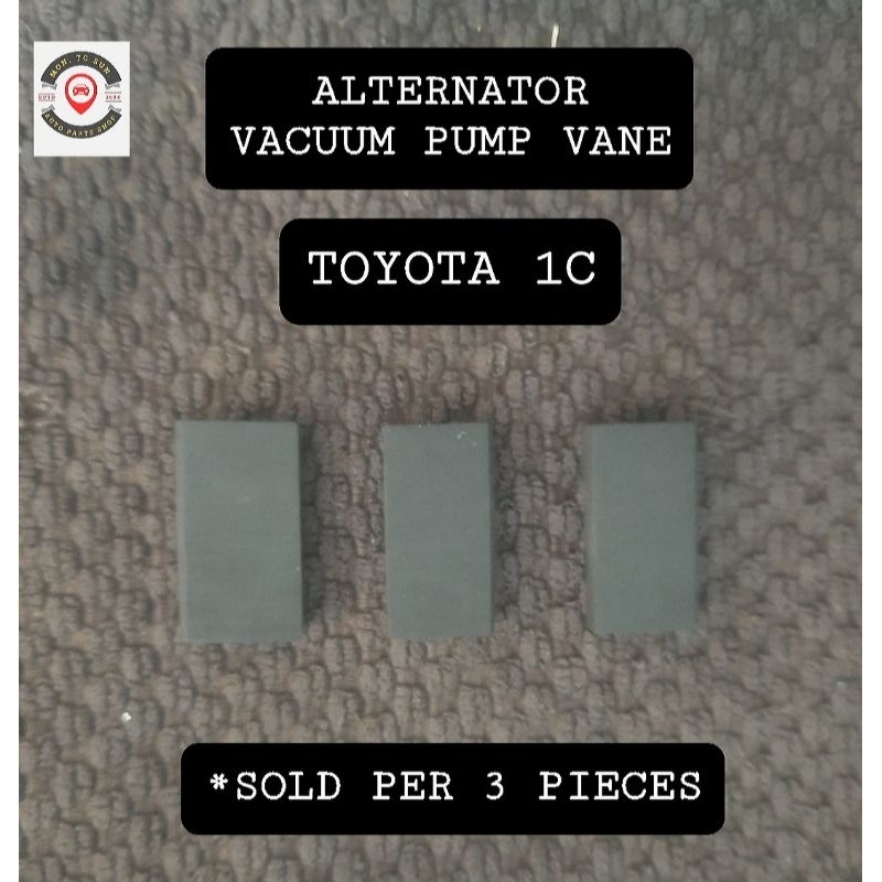 3 Pieces Alternator Vacuum Pump Vane for Toyota 1C | Shopee Philippines