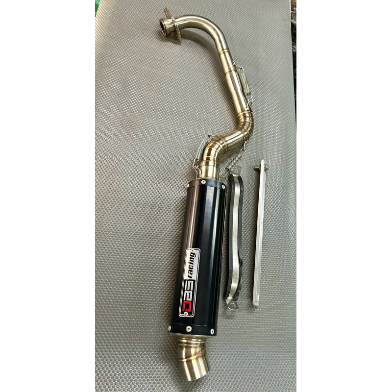DBS Racing pipe Yamaha MIO115 Stage2 38mm. Tube type.Thailand made ...