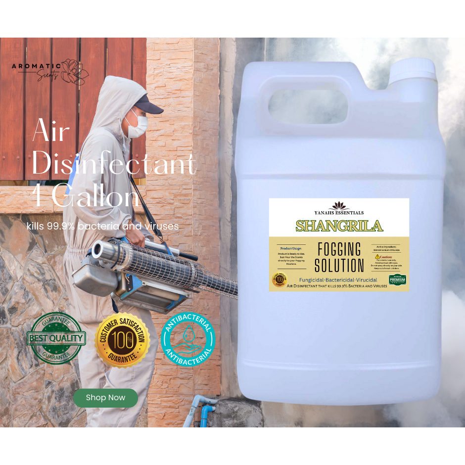 Fogging 1Gallon Disinfectants Solution w/ Aromatic Scents Fungicidal ...