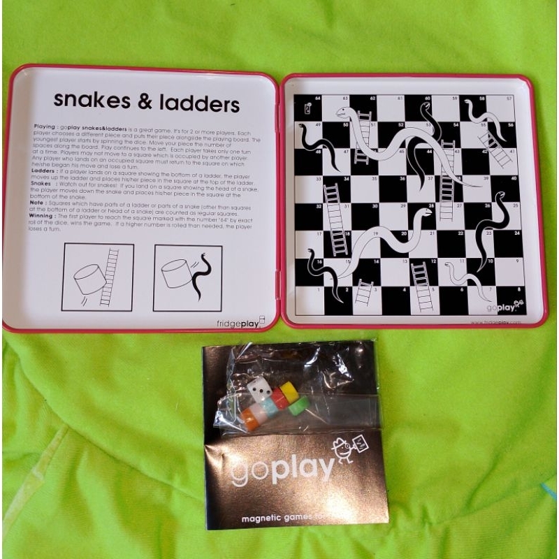 Snake & Ladder Magnetic Board Game | Shopee Philippines