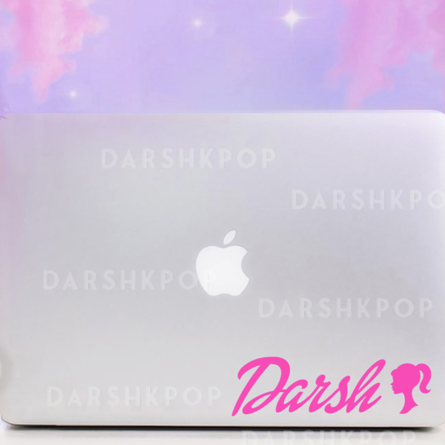 Customize Barbie Name font Waterproof Decals Car Laptop Tumbler ...