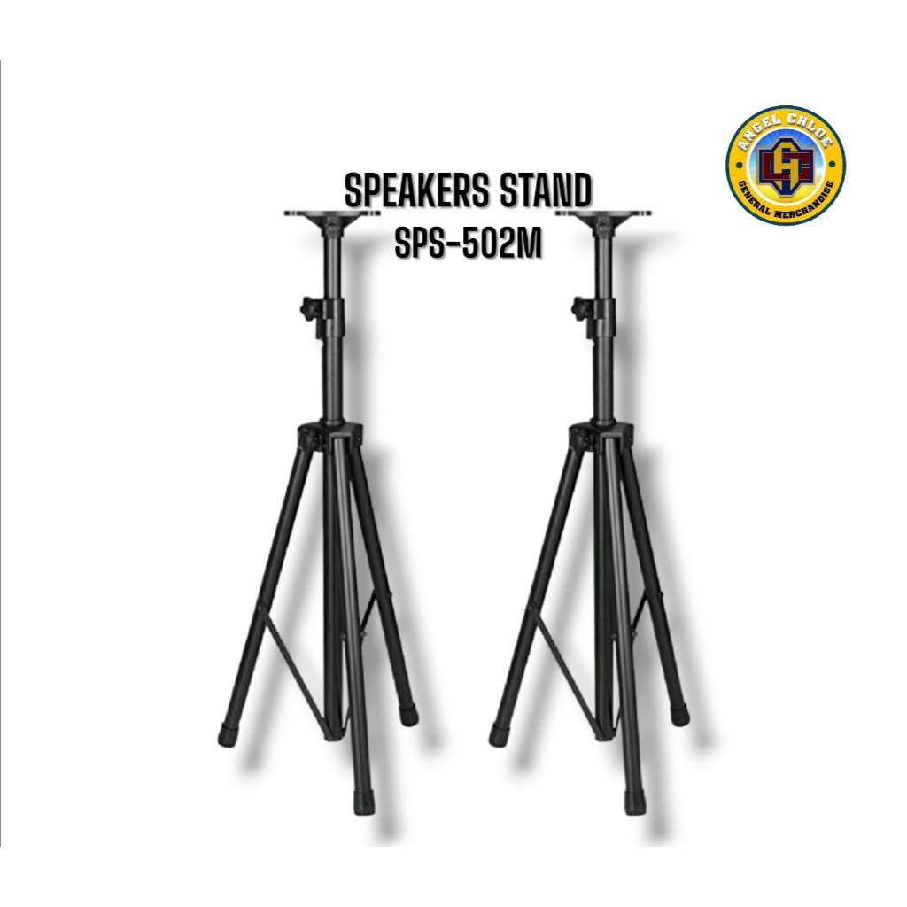 SPS-502M Speaker Professional Tripod Base Speaker Stand steel with adjustable stands | Shopee ...