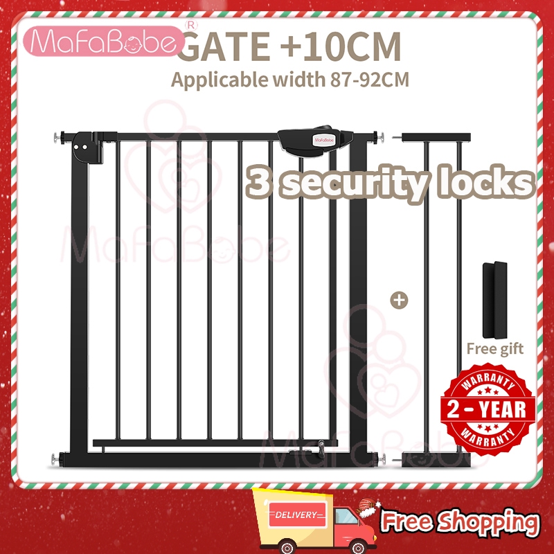 Mafababe 75-96cm Safety Gate Fence Guard For Baby/Stairs/Pets Gate ...