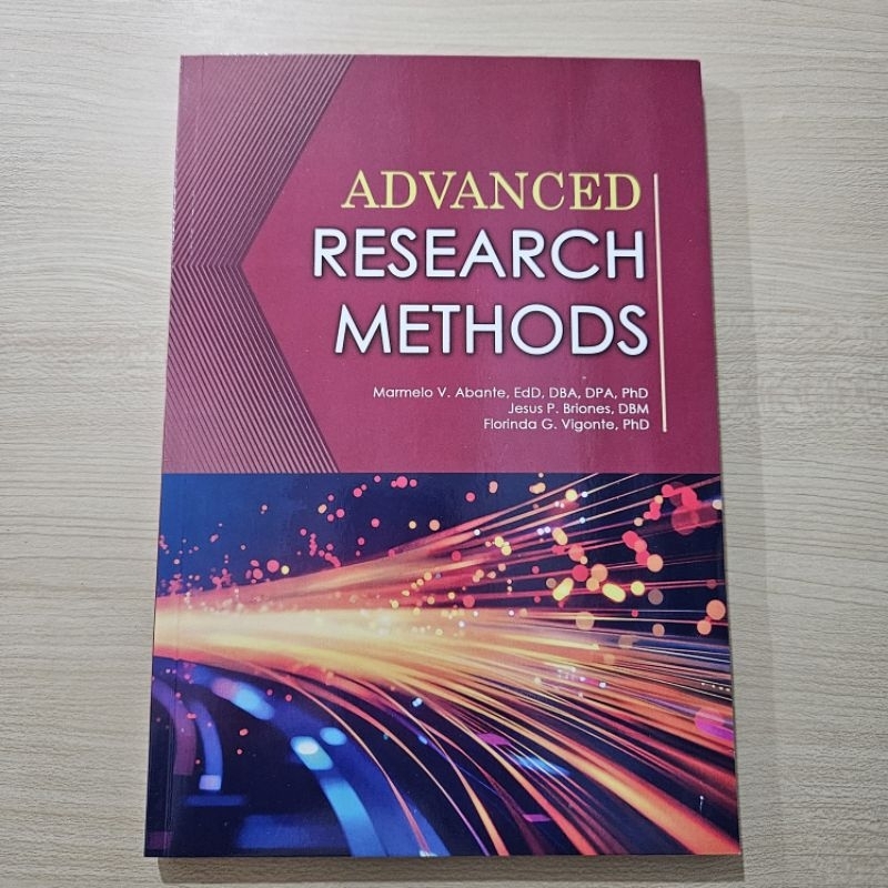 Advanced Research Methods By:Abante | Shopee Philippines