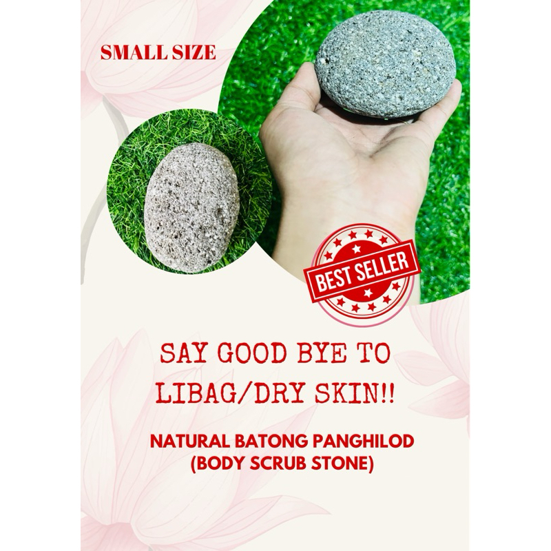 BATONG panghilod Natural Stone body scrub(small size) | Shopee Philippines