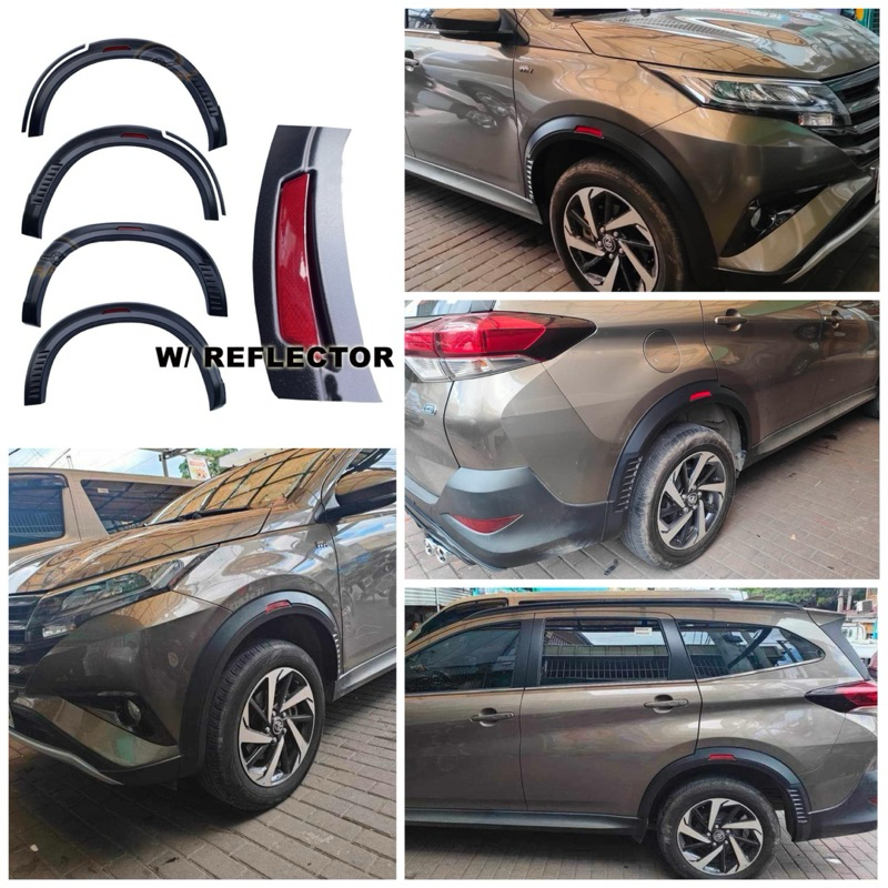 Toyota Rush 2018 - 2025 Slim Fender with Reflector | Shopee Philippines