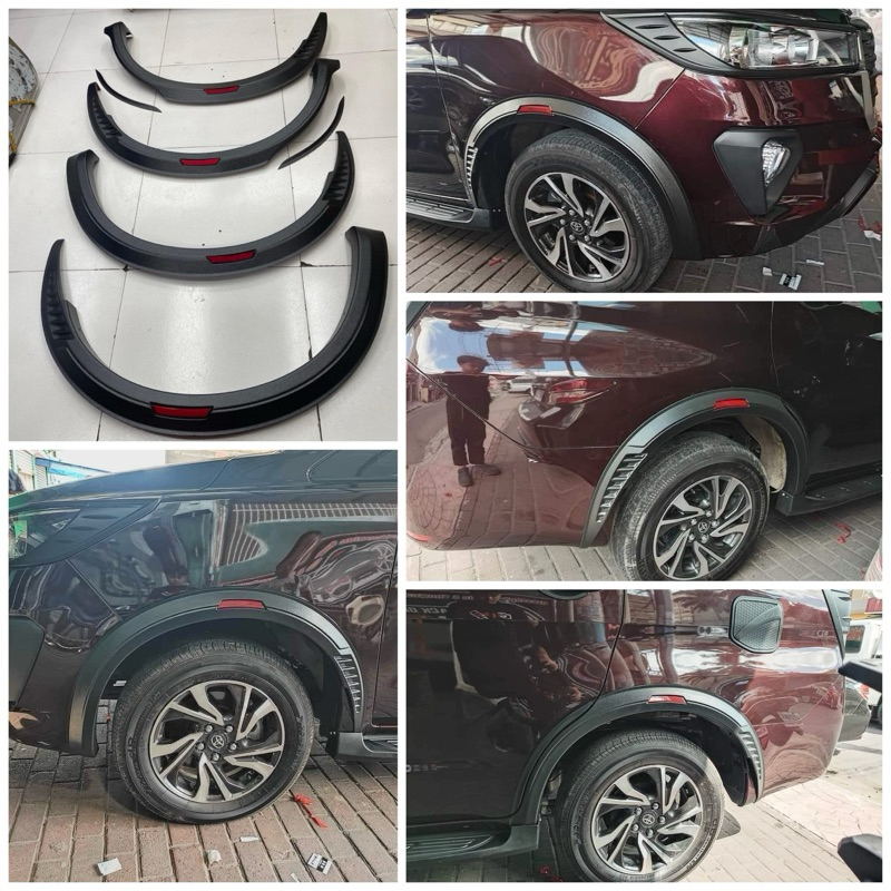 Toyota Innova 2016 - 2025 Slim Fender Flare with Reflector | Shopee ...