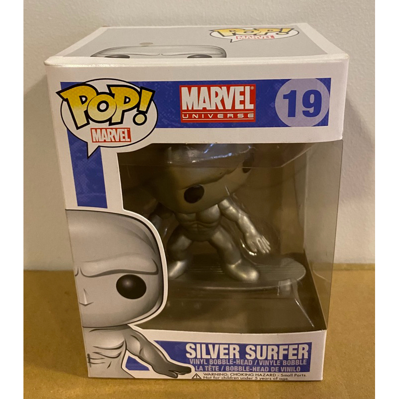 FUNKO POP! SILVER SURFER Marvel Universe Vaulted Figure | Shopee ...